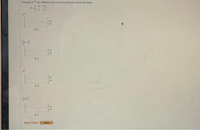 Solved (a2)−3 | Chegg.com