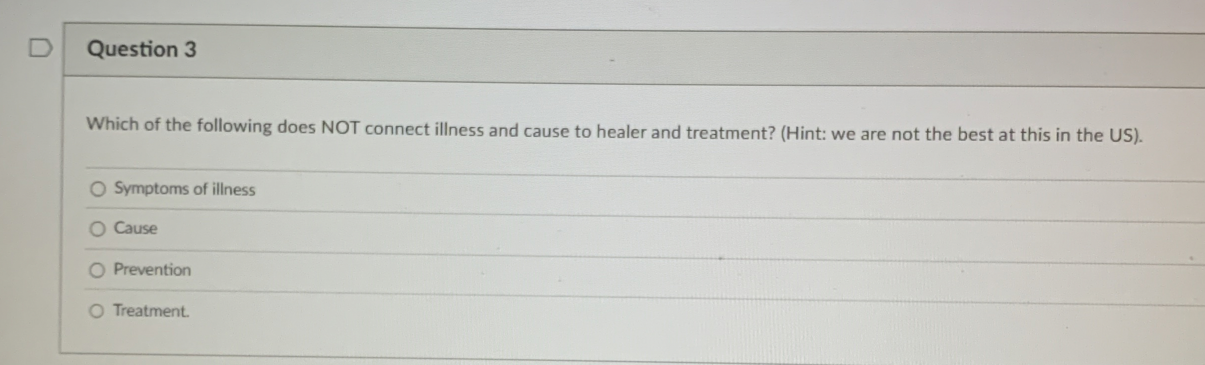 Solved Question 3Which of the following does NOT connect | Chegg.com