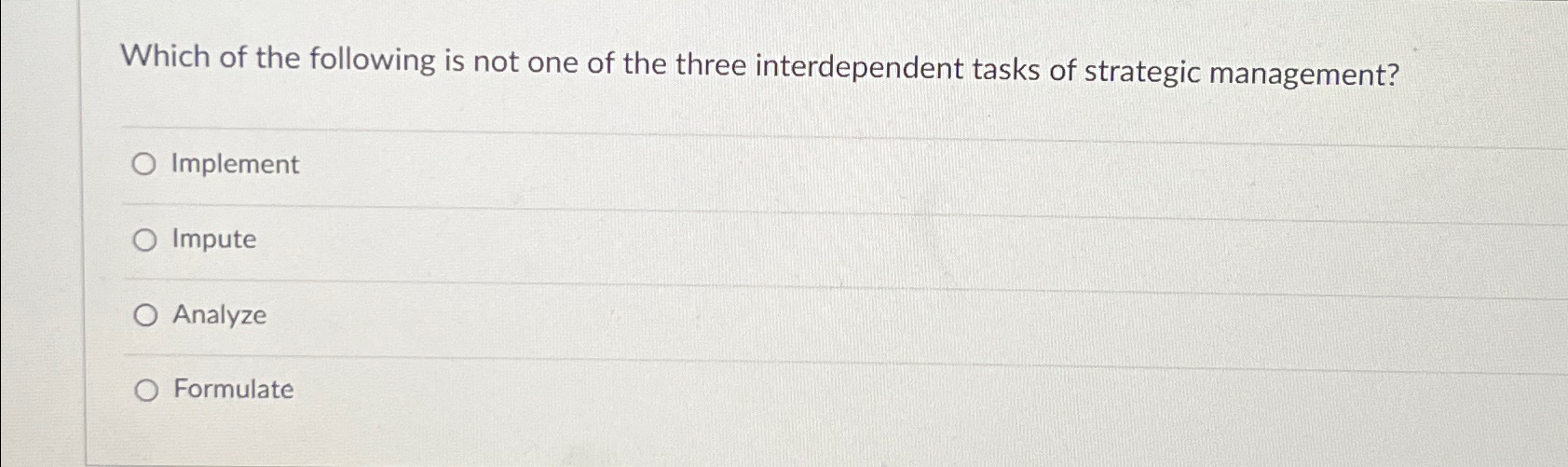 Solved Which of the following is not one of the three | Chegg.com