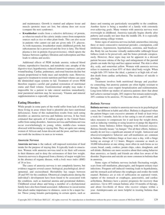 Solved 26 Nutrition and Metabolisal Objectires A Caical | Chegg.com