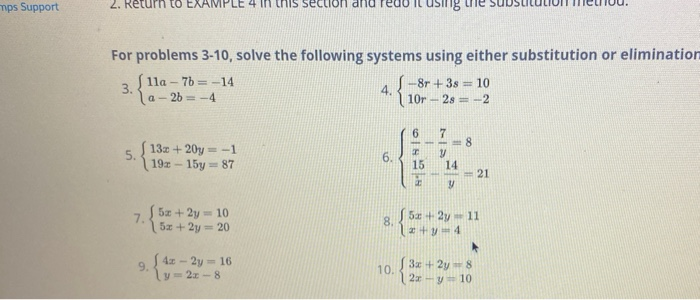Solved mps Support 2. Return to EXAMPL this section and For | Chegg.com