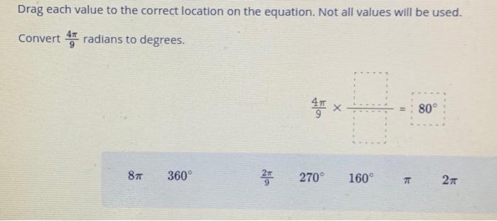 Solved Drag Each Value To The Correct Location On The