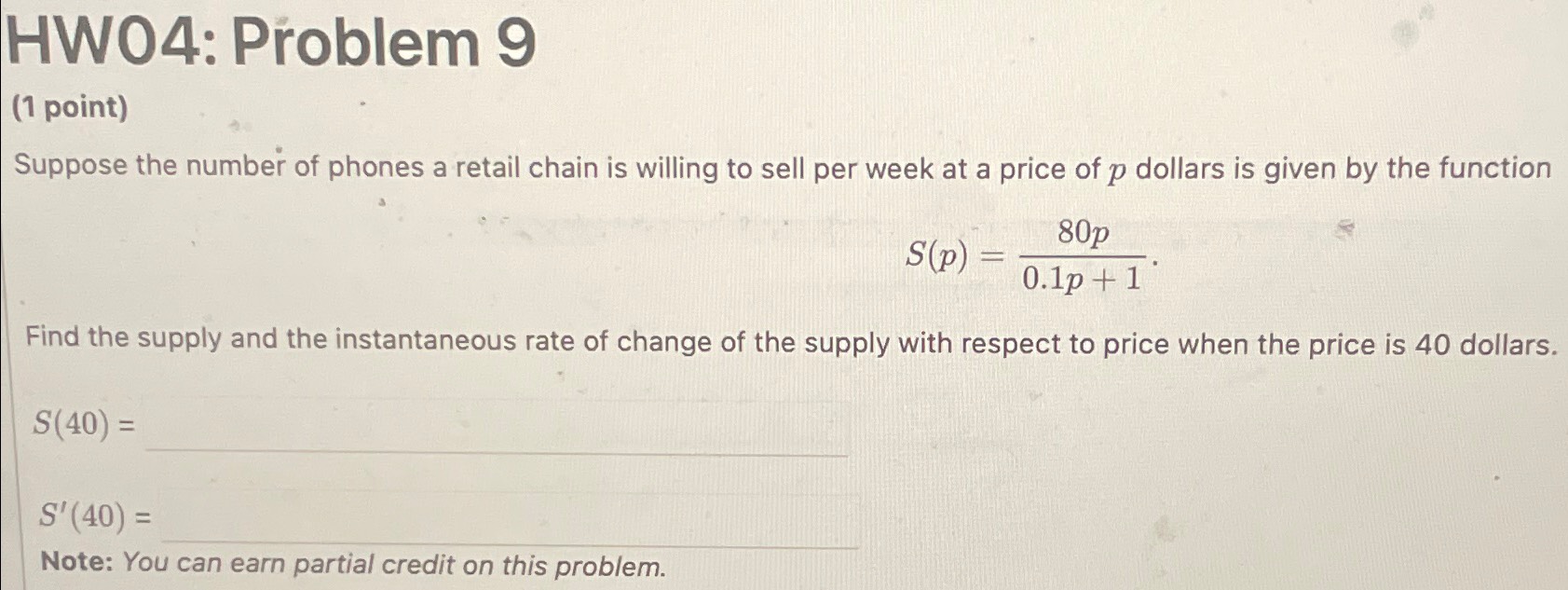 Solved HW04: Problem 9(1 ﻿point)Suppose the number of phones | Chegg.com