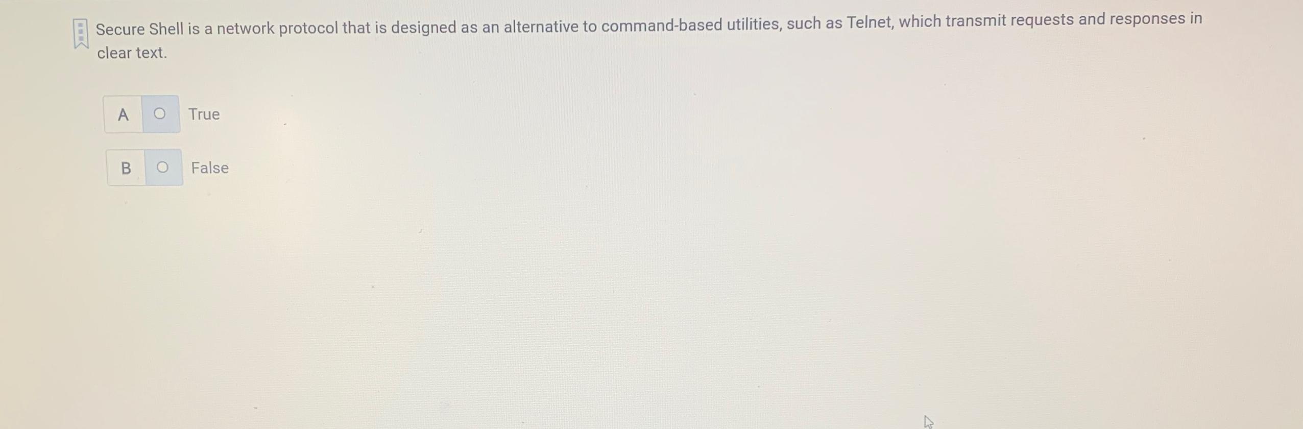 Solved Secure Shell is a network protocol that is designed | Chegg.com