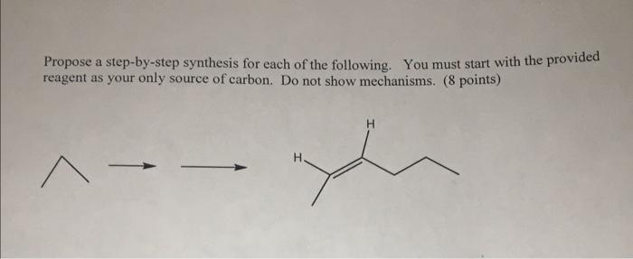 Solved Propose a step-by-step synthesis for each of the | Chegg.com