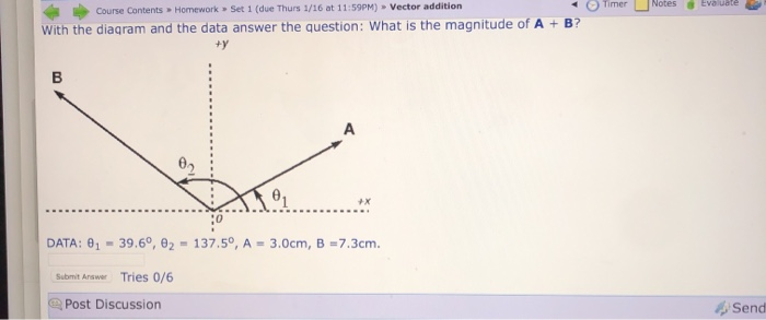 Solved Timer Notes Evalue Course Contents Homework > Set 1 | Chegg.com
