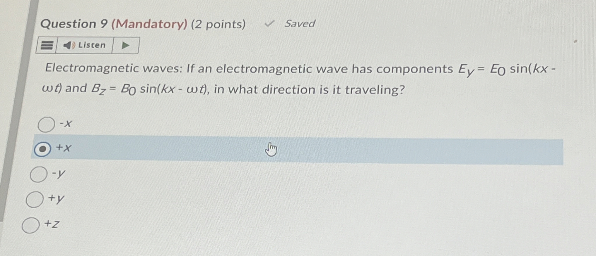 Solved Question 9 (Mandatory) (2 ﻿points) | Chegg.com