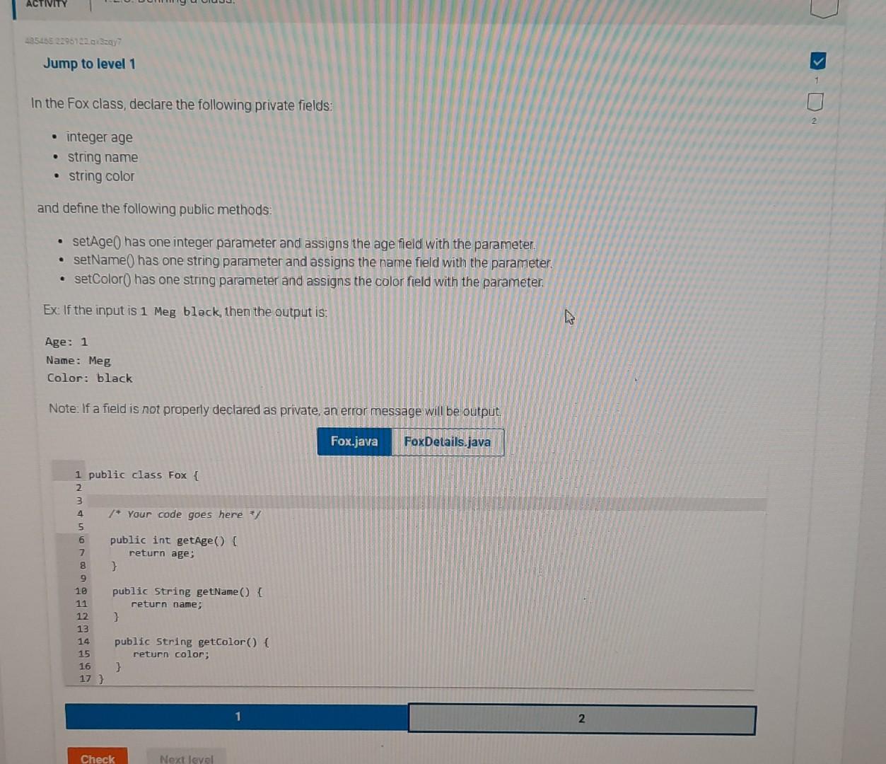 Solved CHALLENGE ACTIVITY 485468 2296122q/3zay7 Jump to | Chegg.com