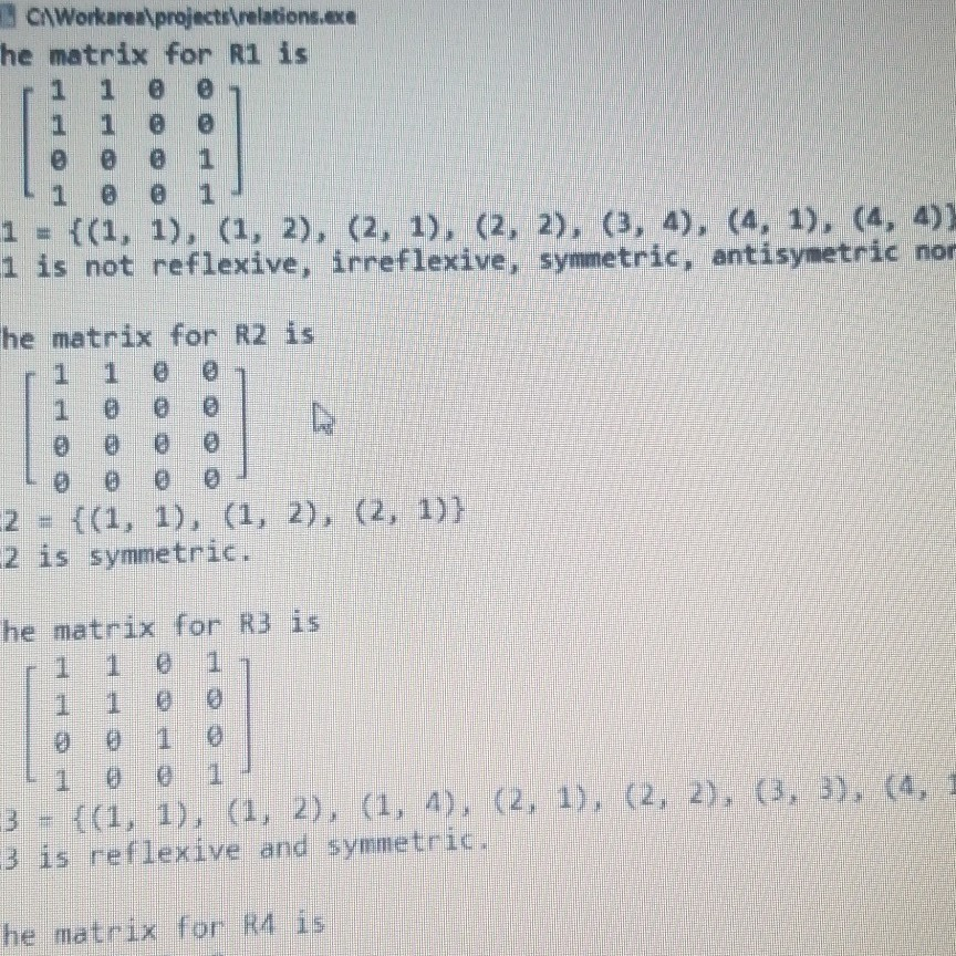 Solved bool is_irreflexive (const int a ] [COLS], const int | Chegg.com