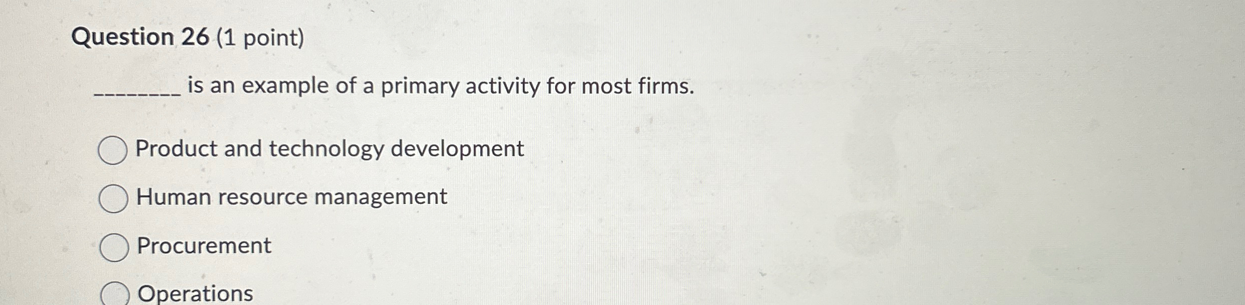 Question 26 (1 ﻿point) ﻿is an example of a primary | Chegg.com