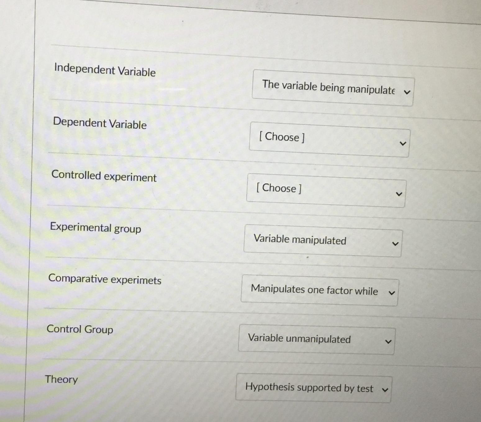 Solved Independent VariableDependent VariableControlled | Chegg.com