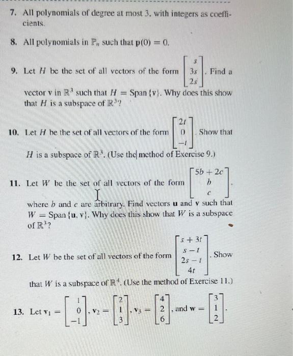 Solved In Exercises 5-8, determine if the given set is a | Chegg.com