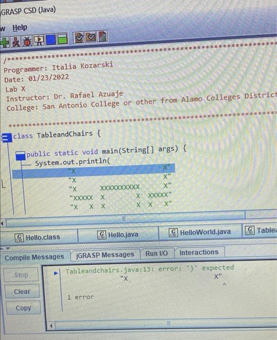 Solved I have a lab where it’s asking me to “Write, compile | Chegg.com