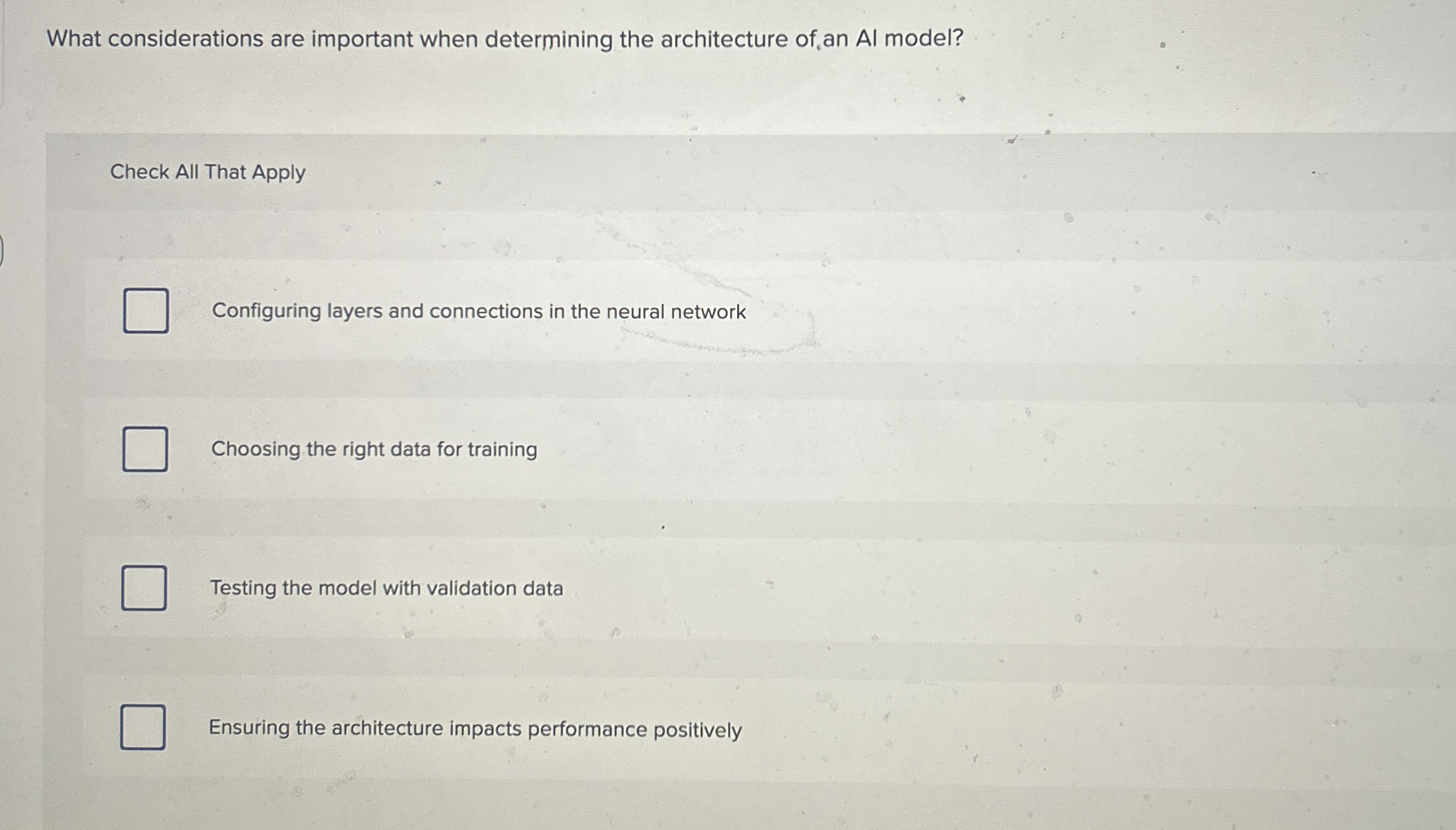 Solved What considerations are important when determining | Chegg.com