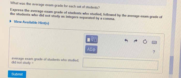 Solved Data After the exam has been completed, you have the | Chegg.com