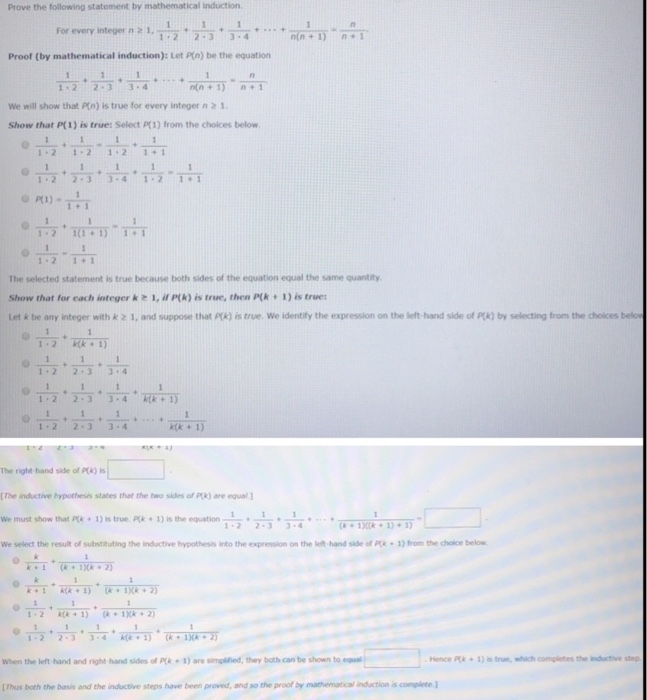 Solved Prove The Following Statement By Mathematical