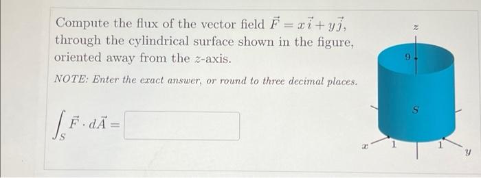 Solved Compute the flux of the vector field F = xi+yj, | Chegg.com