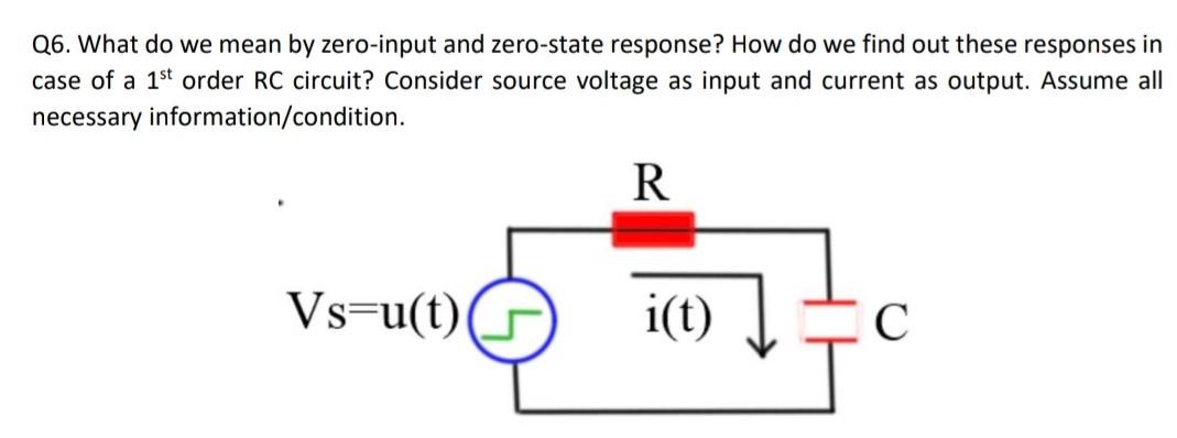 Solved Q. What do we mean by zero-input and zero-state | Chegg.com