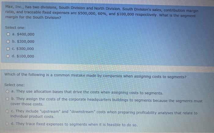 Solved The difference between absorption costing net | Chegg.com