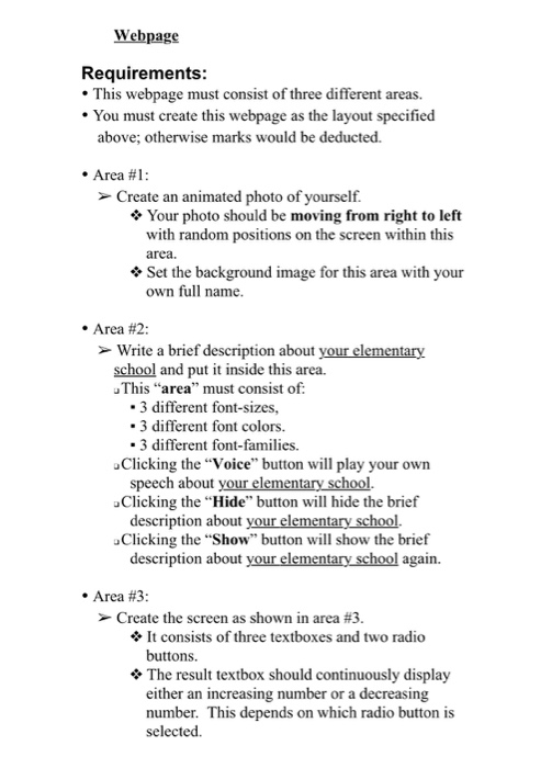 Solved Objectives: • Learn how to create a simple webpage. • | Chegg.com