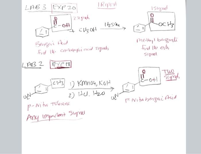 ∠AB3 EXPZO IReport Bensoii And methel benzuate Find | Chegg.com