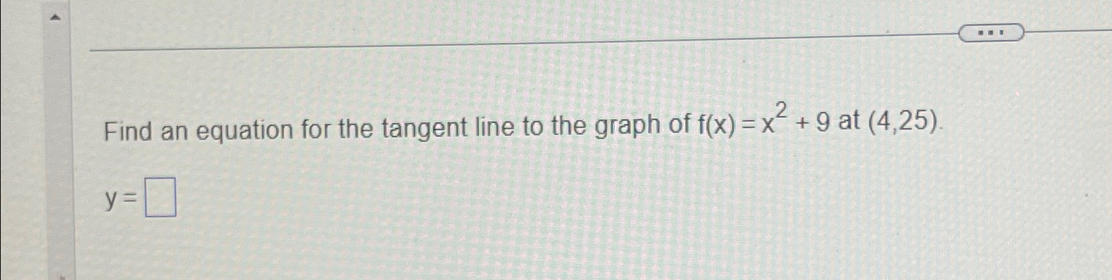 Solved Find an equation for the tangent line to the graph of | Chegg.com