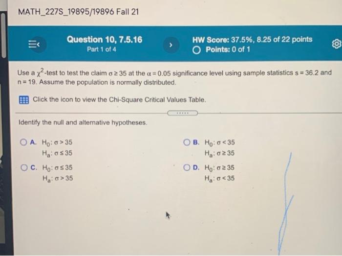 Solved MATH_227S_19895/19896 Fall 21 Question 10, 7.5.16 | Chegg.com