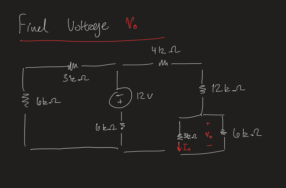 Solved In the following circuit, find the Voltage Vo ﻿Find | Chegg.com