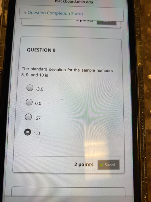 Solved blackboard.ohio.edu * Question Completion Status: pom | Chegg.com