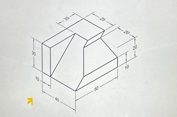 Solved please draw orthographic projections for just front, | Chegg.com Solved please draw orthographic projections for just front, | Chegg.com