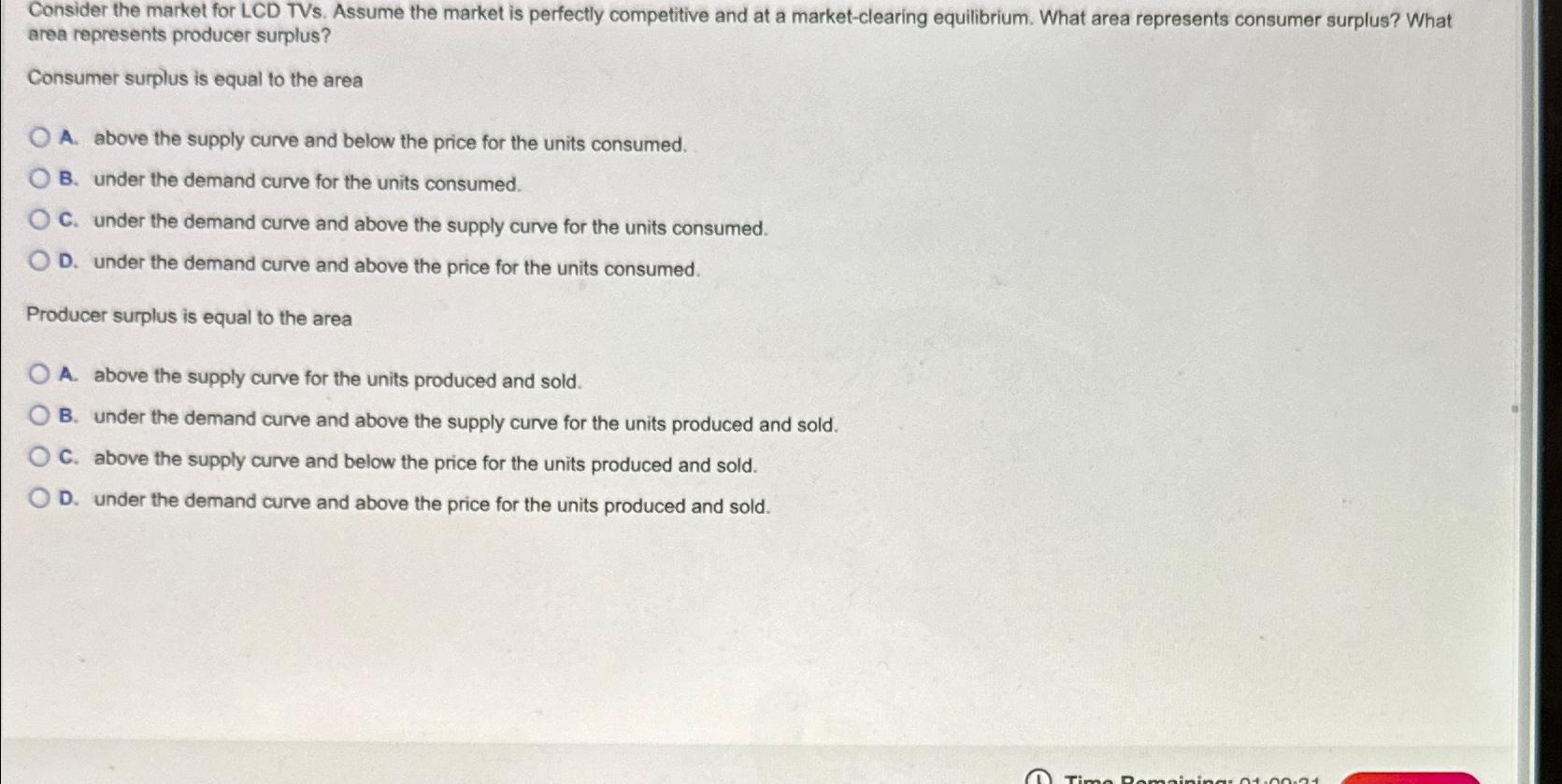 Solved Consider the market for LCD TVs. ﻿Assume the market | Chegg.com