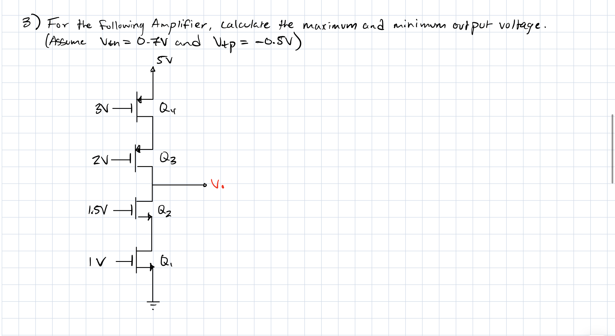 Solved For the following Amplifier, calculare the maximum | Chegg.com