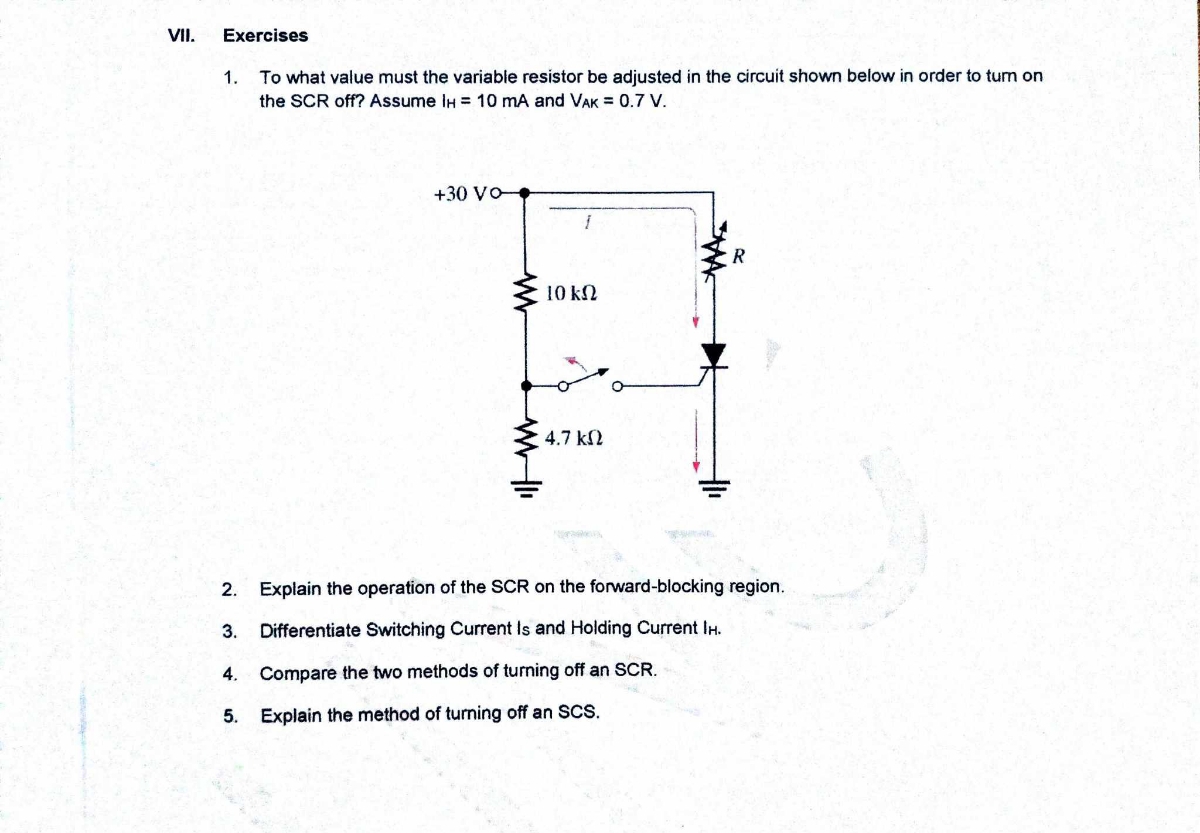 Solved pls show neat and whole solution. VII. ExercisesTo | Chegg.com