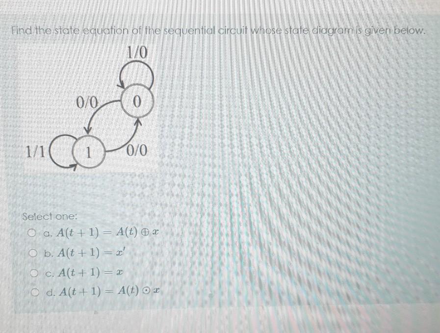 Solved Find the state equation of the sequential circuit | Chegg.com