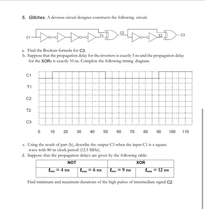 Solved 4. Combinational logic. The exclusive-or of two | Chegg.com