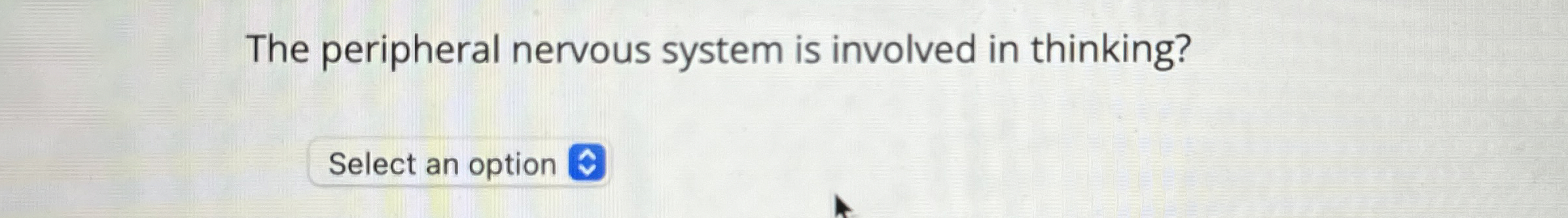 Solved The peripheral nervous system is involved in | Chegg.com