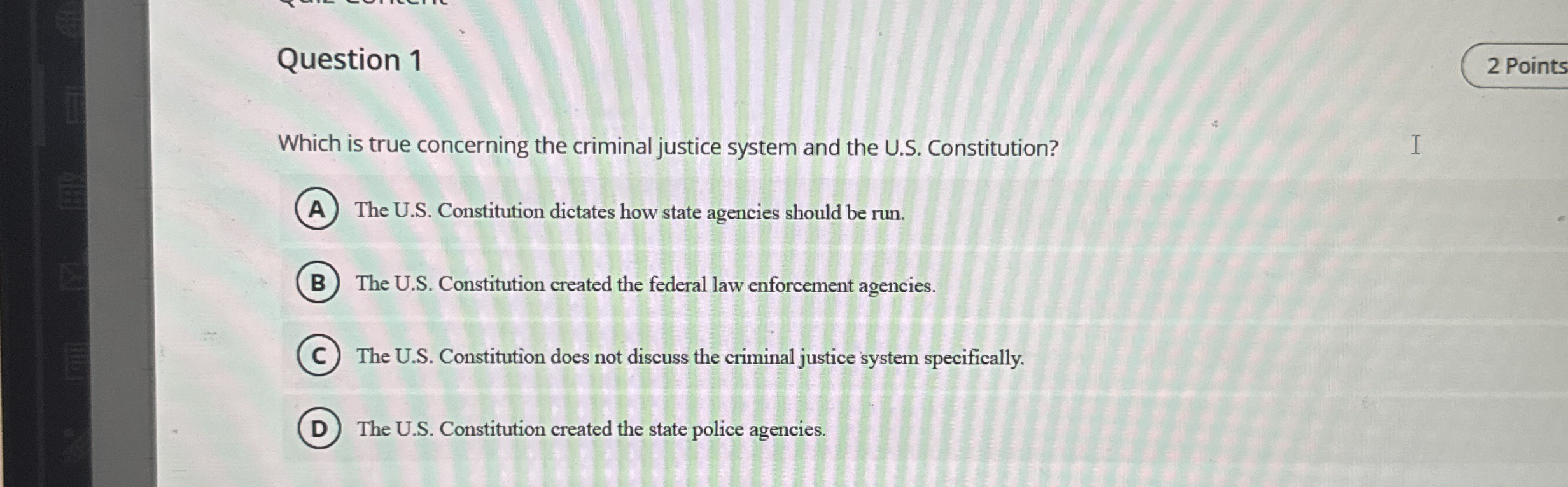 Solved Question 12 ﻿PointsWhich is true concerning the | Chegg.com