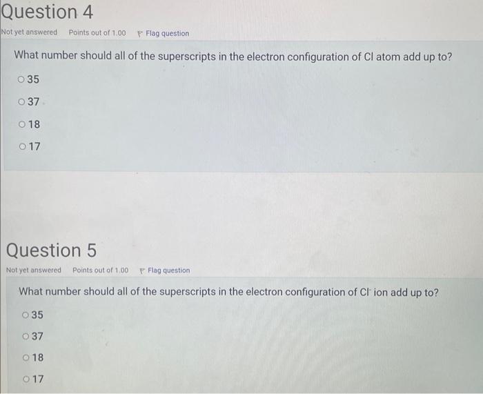 Solved What number should all of the superscripts in the | Chegg.com