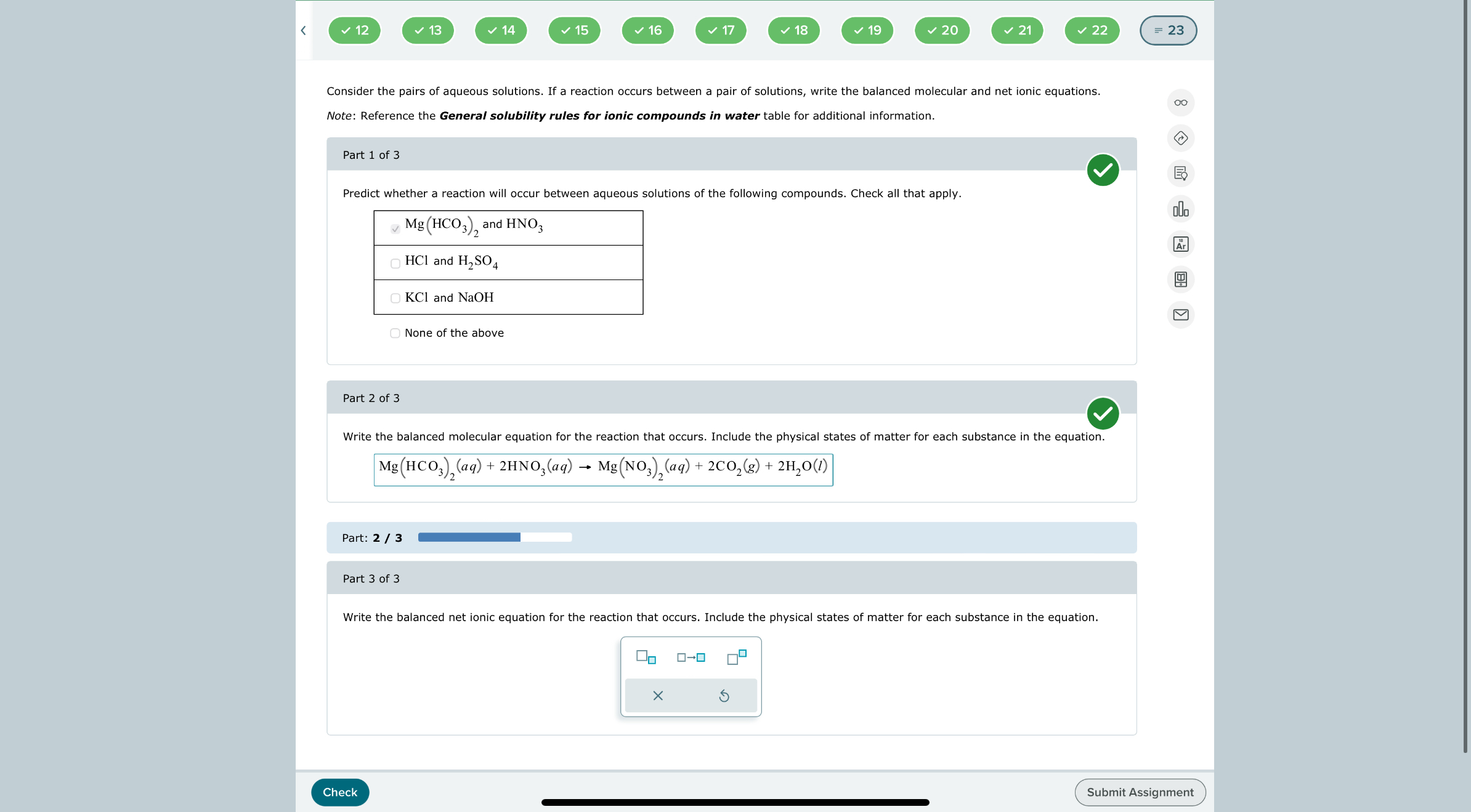 Solved Consider the pairs of aqueous solutions. If a | Chegg.com