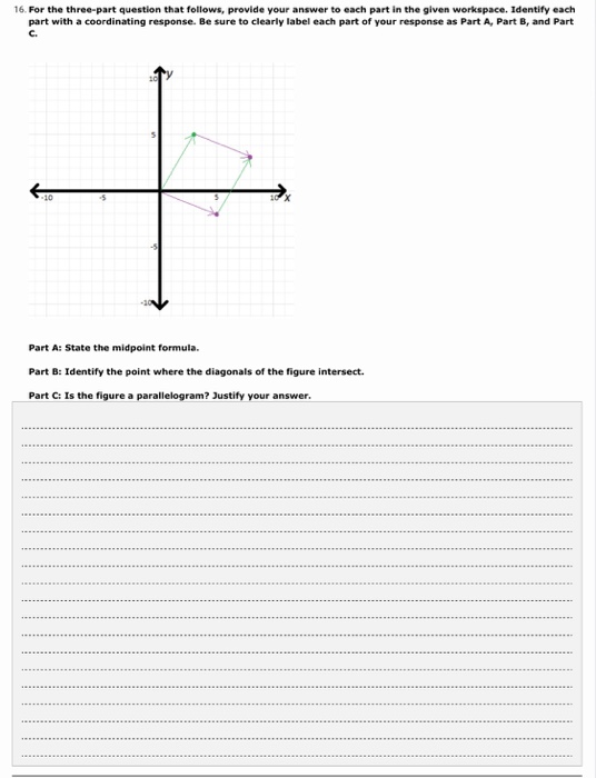 Solved 16. For the three-part question that follows, provide | Chegg.com