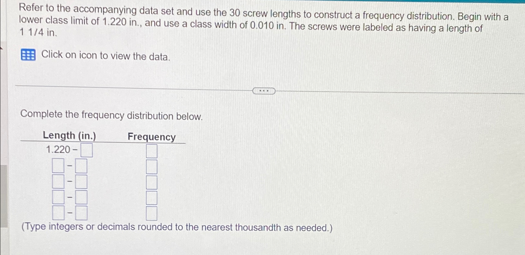Refer to the accompanying data set and use the 30 | Chegg.com