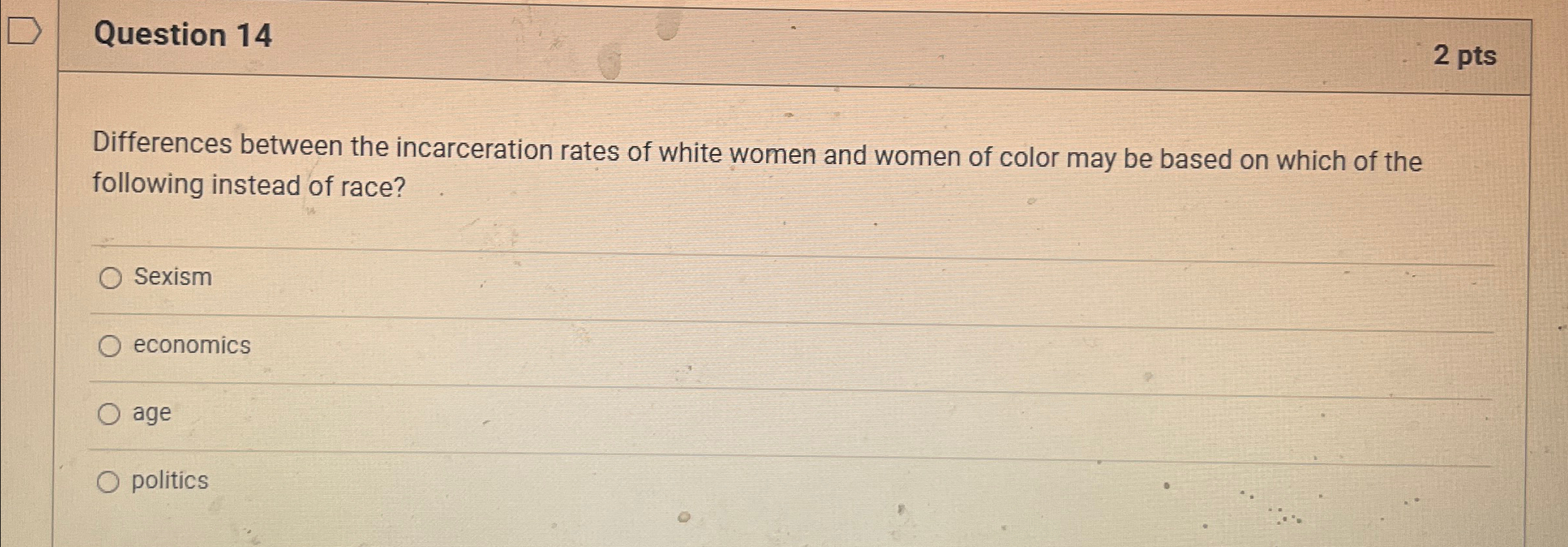 Solved Question 142 ﻿ptsDifferences between the | Chegg.com