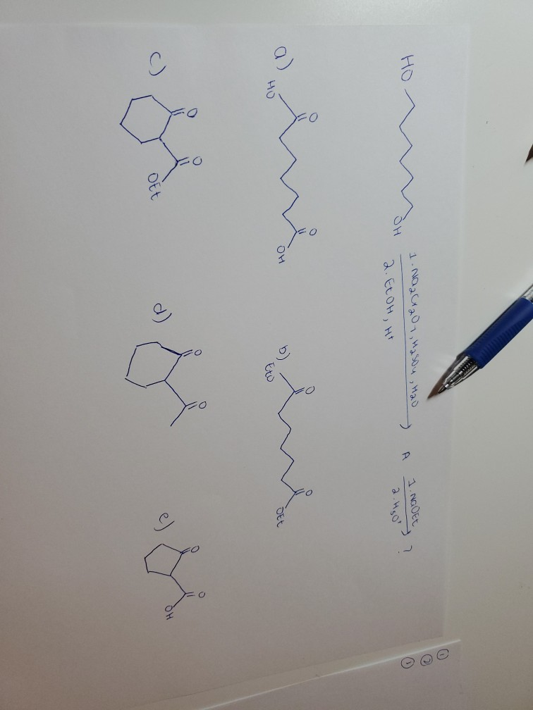 Solved predict the structure of the final compound in | Chegg.com