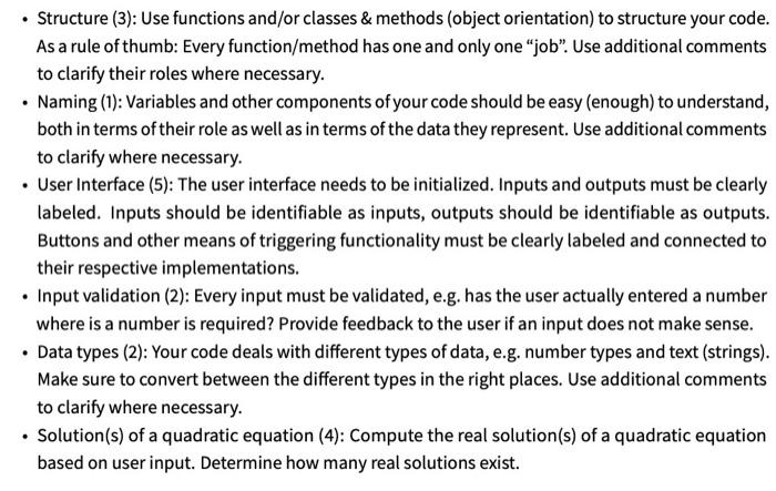 Solved A GUI application is needed which can solve quadratic | Chegg.com