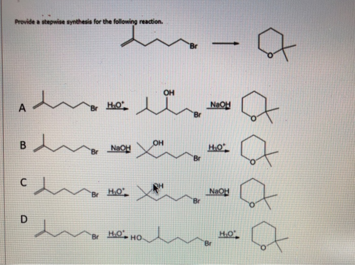 Solved Provide a stepwise synthesis for the following | Chegg.com