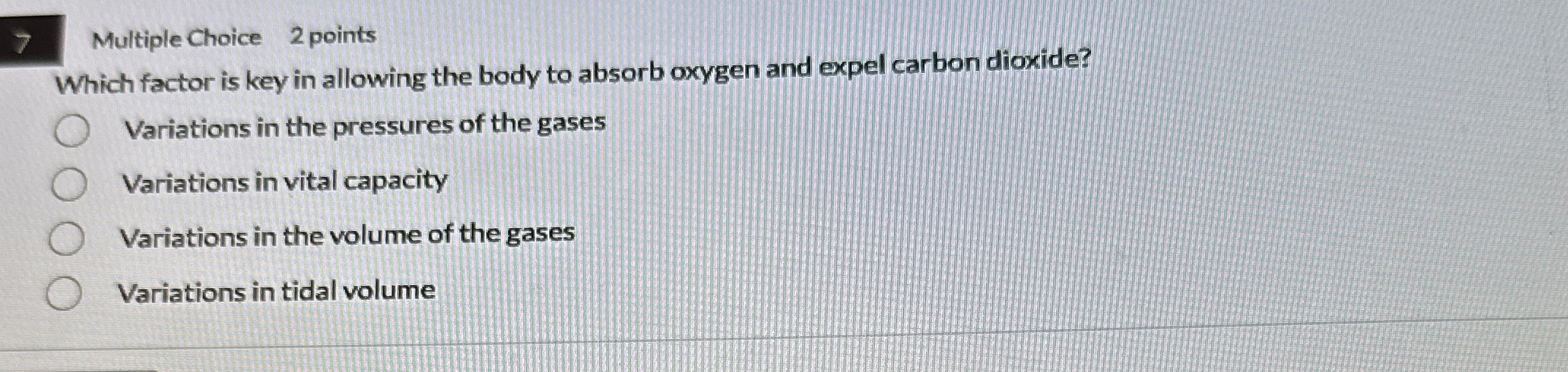Solved 7Multiple Choice2 pointsWhich factor is key in | Chegg.com Solved 7Multiple Choice2 pointsWhich factor is key in | Chegg.com
