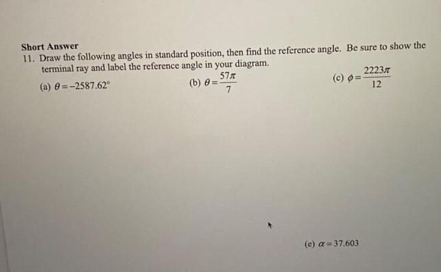 Solved i need help with 11c and 11e, if you could show your | Chegg.com