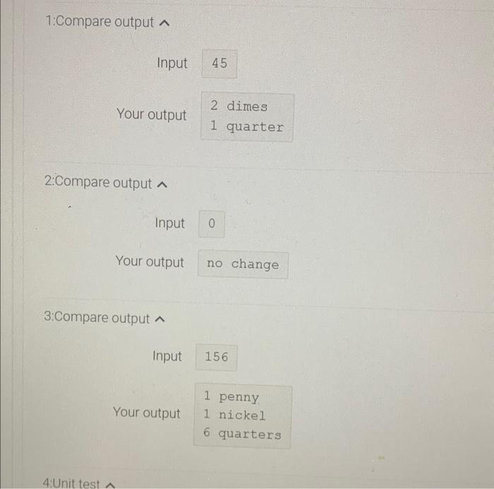 Solved Define a function called exact change that takes the | Chegg.com