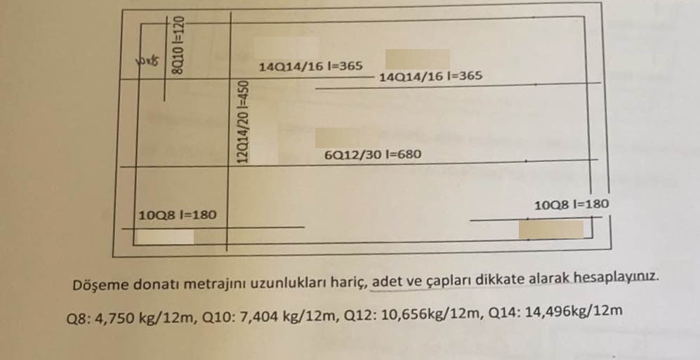Solved 1)Calculate the floor reinforcement quantity by | Chegg.com