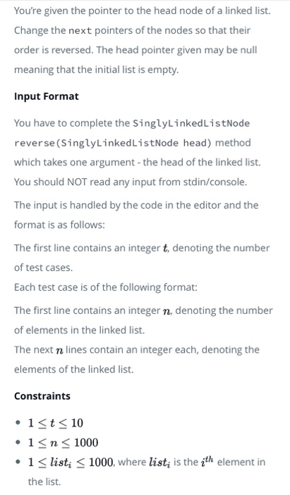 Solved Youre Given The Pointer To The Head Node Of A Linked 